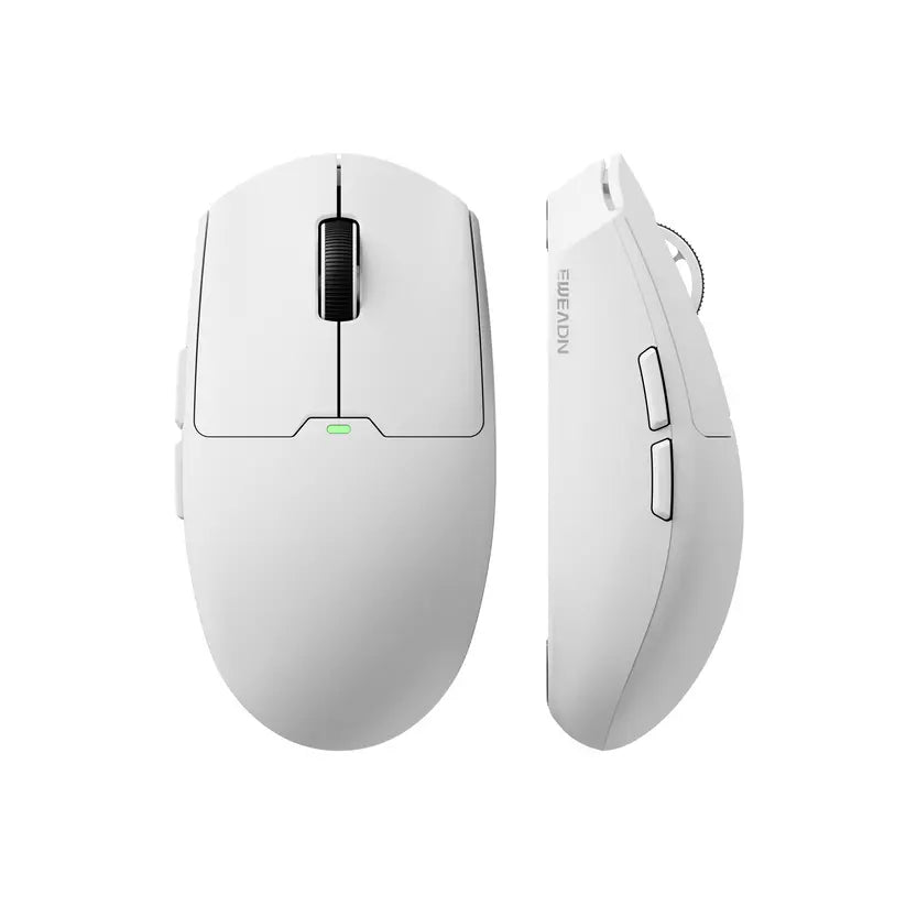 E11 Pro Wireless Gaming Mouse White – PAW3311 Sensor, 3200 DPI, 500mAh